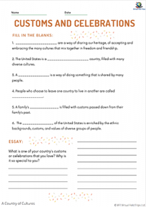 Grade 3 - A Country of Cultures – Social Studies Video Lesson