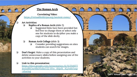 Virtual Field Trips – Visit The Glory of Ancient Rome