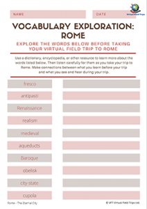 Rome: The Eternal City – Virtual Field Trip Video