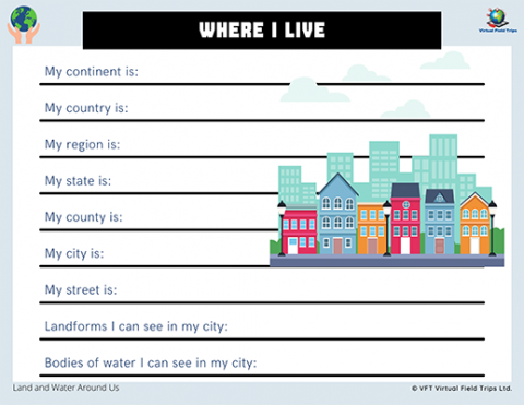 Grade 2 - Land and Water Around Us – Online Social Studies Lesson
