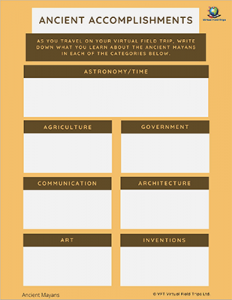 Learn About the Ancient Mayan Civilization – A Virtual Field Trip