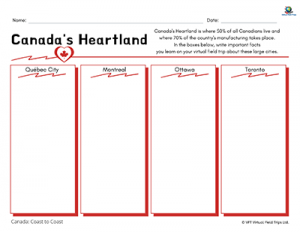 Canada: Coast to Coast – Virtual Field Trips