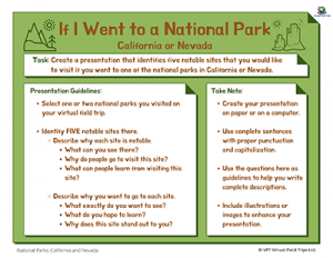 National Parks - California & Nevada – Virtual Field Trip. Preview.