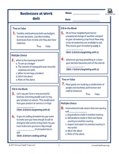 Grade 3 Economics - Social Studies Video Lesson. Preview here.