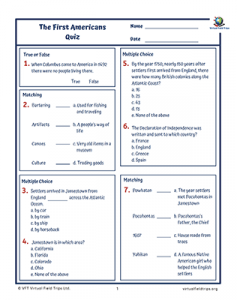 Grade 3 - The First Americans – Virtual Field Trips