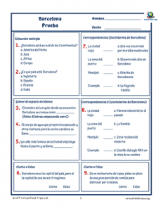 Virtual Field Trips – Let's Go To Barcelona (Spanish)