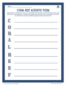 Who Lives On a Coral Reef? – A Virtual Field Trip