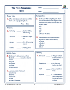 Grade 3 - The First Americans – Social Studies - Virtual Field Trip